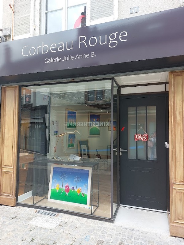 Corbeau Rouge, galerie Julie Anne B., JARGEAU | Tourisme Loiret